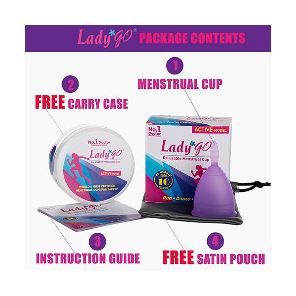 Buy Ladygo Menstraul Cup-Active ( Large) 1's Online at Best Price ...