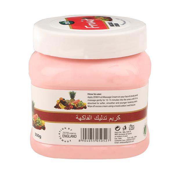Zerb Fruit Facial and Body Massage Cream 500 gm