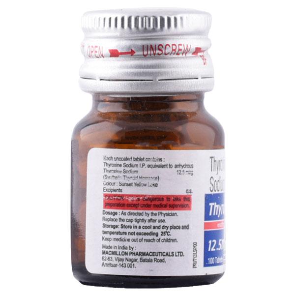 Buy THYRORICH 12.5mcg Tablet 100's Online at Upto 25% OFF | Netmeds