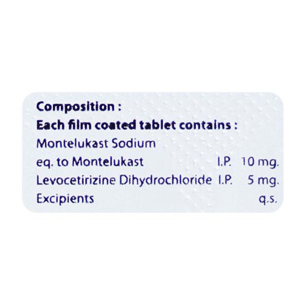 MONTERO L Tablet 10's : Price, Uses, Side Effects | Netmeds