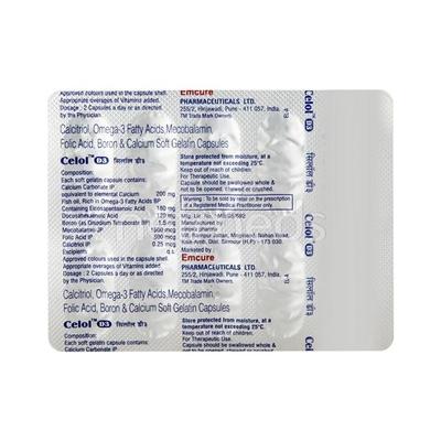 Buy Celol D3 Capsule 10'S Online at Upto 25% OFF | Netmeds