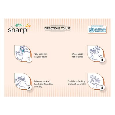 Floh Sharp Instant Hand Rub with 70% Alcohol - Lavender Oil Extract 5 litre
