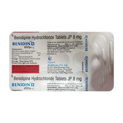 Buy BENIDIN 8 Tablet 15's Online at Upto 25% OFF | Netmeds