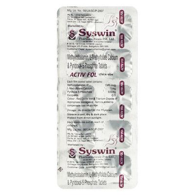 Buy ACTIV FOL Tablet 10's Online at Upto 25% OFF | Netmeds