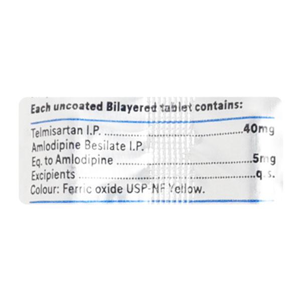 Telsartan AM 40mg Tablet 10'S : Price, Uses, Side Effects | Netmeds