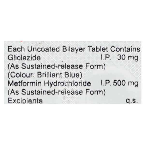 Glycozide M OD 30mg Tablet 10'S : Price, Uses, Side Effects | Netmeds