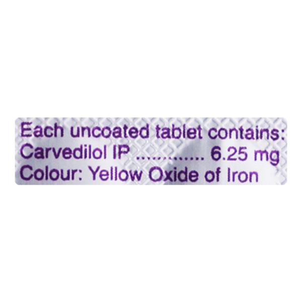 Carloc 6.25mg Tablet 15'S : Price, Uses, Side Effects | Netmeds