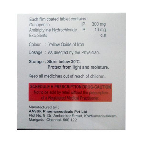 Buy GABATRYP Tablet 10's Online at Upto 25% OFF | Netmeds