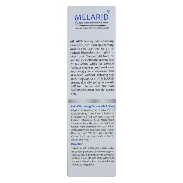 Buy MELARID Face Wash 100gm Online at Upto 25% OFF | Netmeds