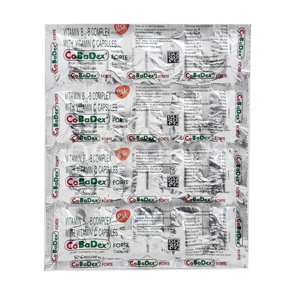 Buy Cobadex Forte Capsule 20'S Online at Upto 25% OFF | Netmeds