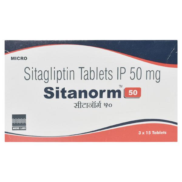 Buy SITANORM 50 Tablet 15's Online at Upto 25% OFF | Netmeds