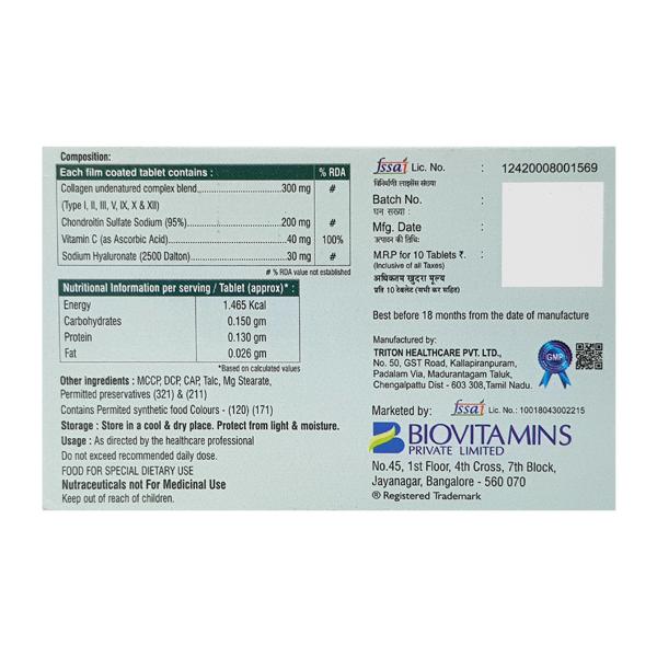 Buy BIOJOYNT PEP Tablet 10's Online at Upto 25% OFF | Netmeds