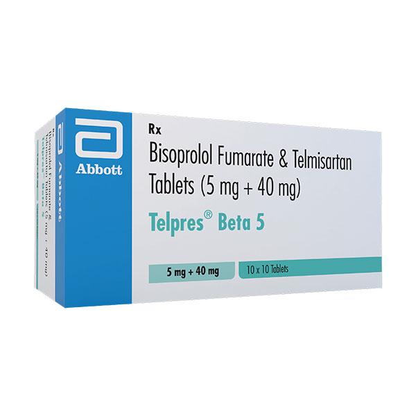 Buy TELPRES BETA 5 Tablet 10's Online | Netmeds