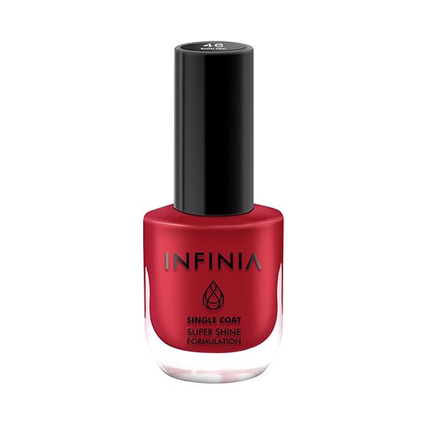 Buy Infinia Red Single Coat Nail Polish Barn Red 046 12 ml Online at ...