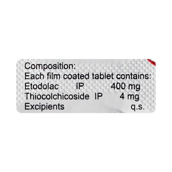 Buy ETODOC TH 4 Tablet 10's Online at Upto 25% OFF | Netmeds