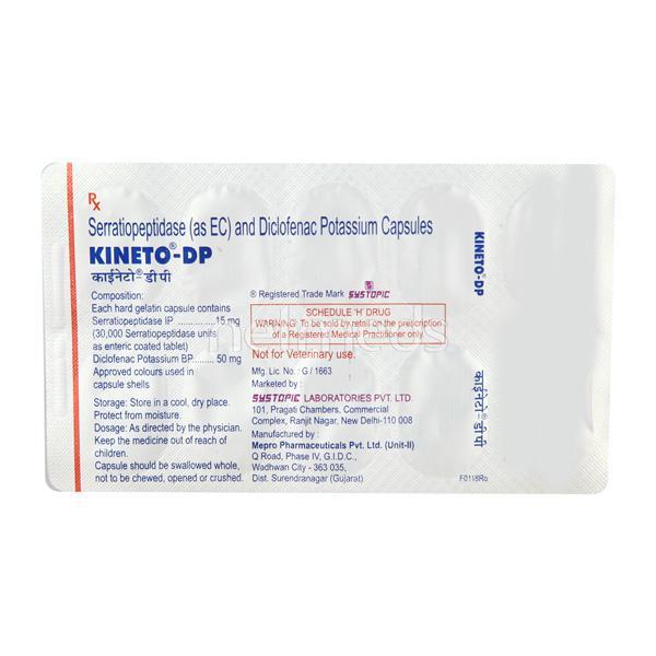 Buy Kineto DP Capsule 10'S Online at Upto 25% OFF | Netmeds