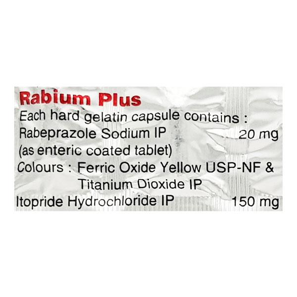 Buy Rabium Plus Capsule 10'S Online at Upto 25% OFF | Netmeds