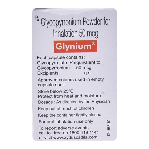 Buy Glynium Respicap 30's Online at Upto 25% OFF | Netmeds