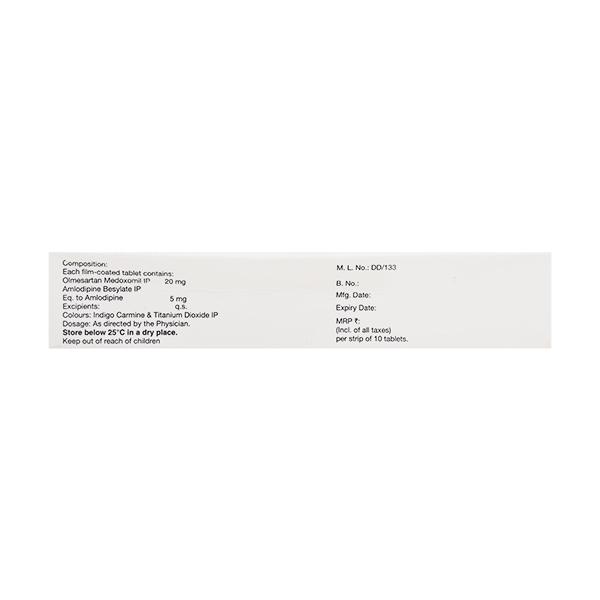 Olmesafe AM Tablet 10'S : Price, Uses, Side Effects | Netmeds