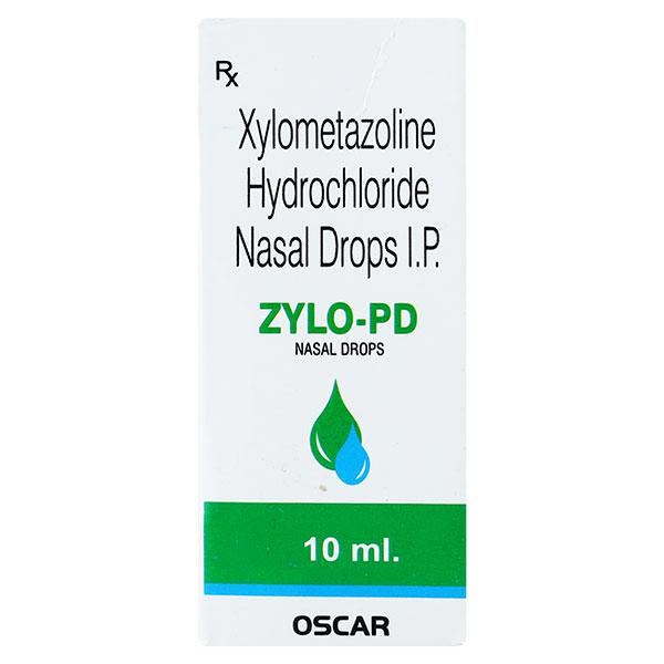 Buy ZYLO PD Nasal Drops 10ml Online at Upto 25% OFF | Netmeds