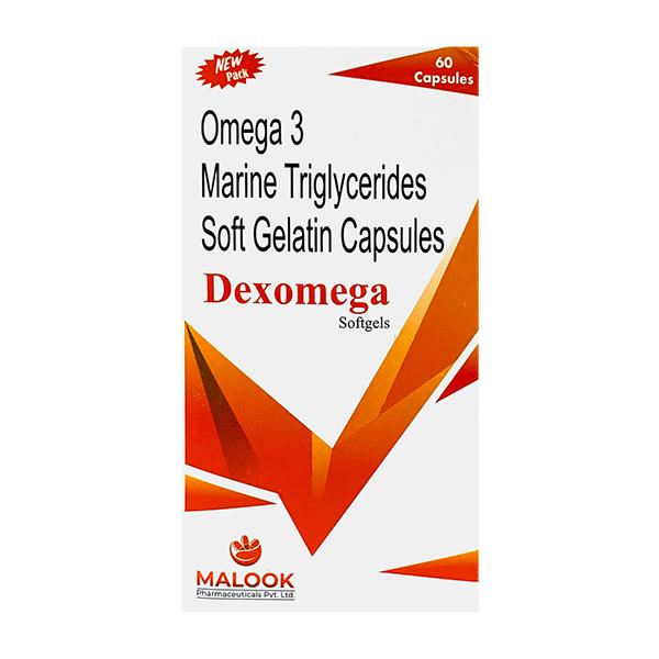 Buy DEXOMEGA Softgel 60's Online at Upto 25% OFF | Netmeds