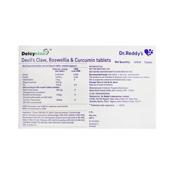 Buy DELCYNISE Tablet 10's Online at Upto 25% OFF | Netmeds