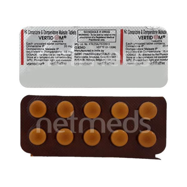 Buy Vertidom Tablet 10'S Online at Upto 25% OFF | Netmeds