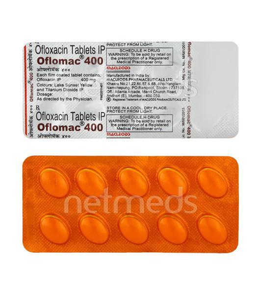 Buy Oflomac 400mg Tablet 10'S Online at Upto 25% OFF | Netmeds