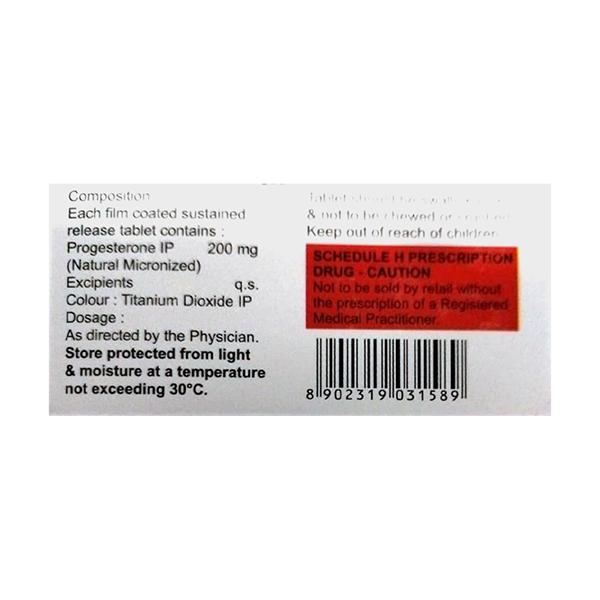 Emprogest EV 200mg Tablet 10'S : Uses, Side Effects, Price | Netmeds