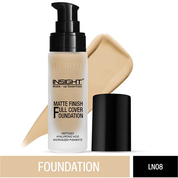 Buy Insight Cosmetics Matte Finish Full Cover Foundation - Ln08 30 ml ...