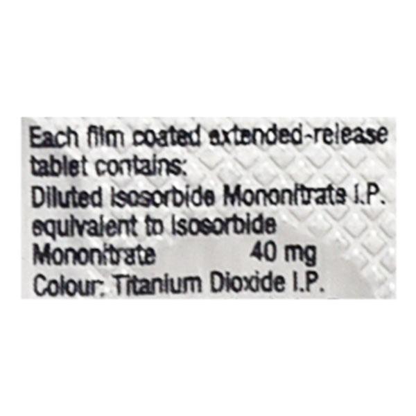 Buy Ismo Retard 40mg Tablet 7'S Online at Upto 25% OFF | Netmeds