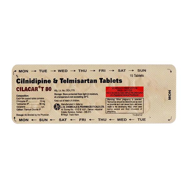 CILACAR T 80 Tablet 15's