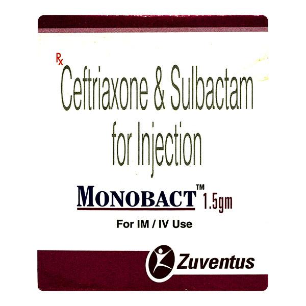 Monobact 1.5gm Injection 1's : Price, Uses, Side Effects | Netmeds
