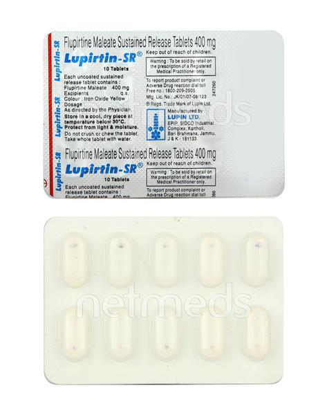 Lupirtin SR Tablet 10'S : Price, Uses, Side Effects | Netmeds