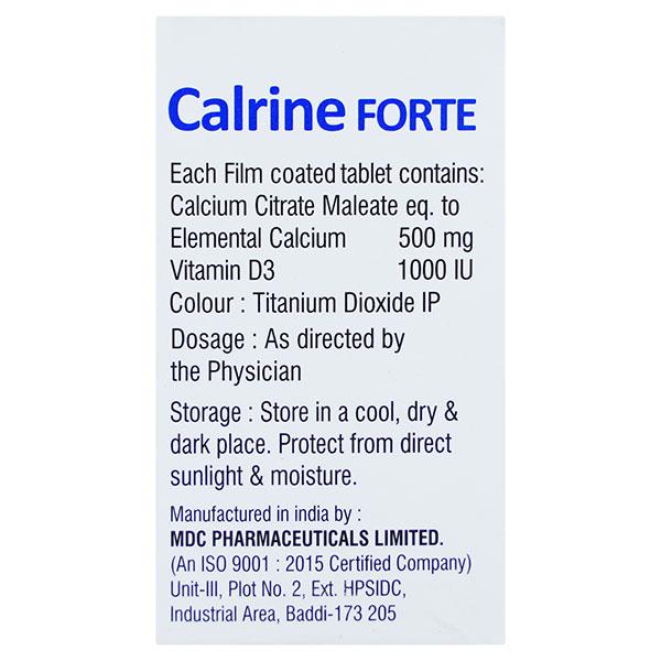 Buy CALRINE FORTE Tablet 10's Online at Upto 25% OFF | Netmeds