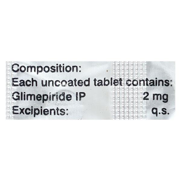 Glimiprex 2mg Tablet 10'S : Price, Uses, Side Effects | Netmeds