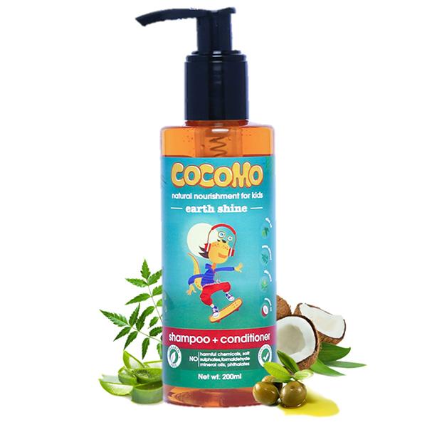 Buy Cocomo Natural Kids Shampoo and Conditioner Citrus Fragrance Adds ...