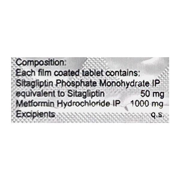 Buy SITABLESS M 50/1000 Tablet 15's Online | Netmeds