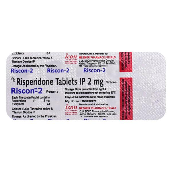 Buy Riscon 2mg Tablet 10'S Online at Upto 25% OFF | Netmeds
