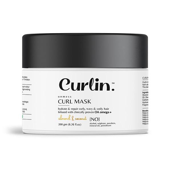 Buy Curlin Unmess Curl Mask 200 gm Online at Best Price - Hair Masks ...