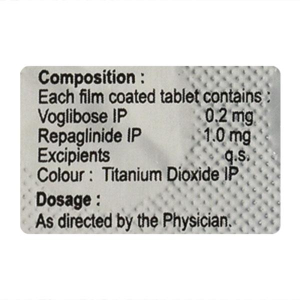 Buy VOLGA R 1/0.2 Tablet 10's Online at Upto 25% OFF | Netmeds