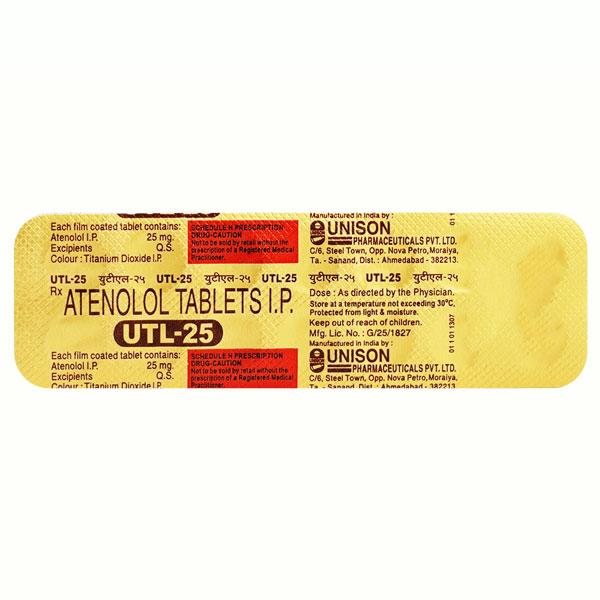 UTL 25mg Tablet 14'S : Price, Uses, Side Effects | Netmeds