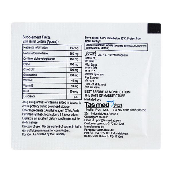 Buy LIGAREX Sachet 5gm Online at Upto 25% OFF | Netmeds