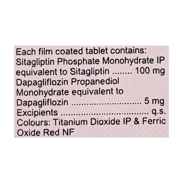 Buy SITACIP D 100/5 Tablet 10's Online at Upto 25% OFF | Netmeds