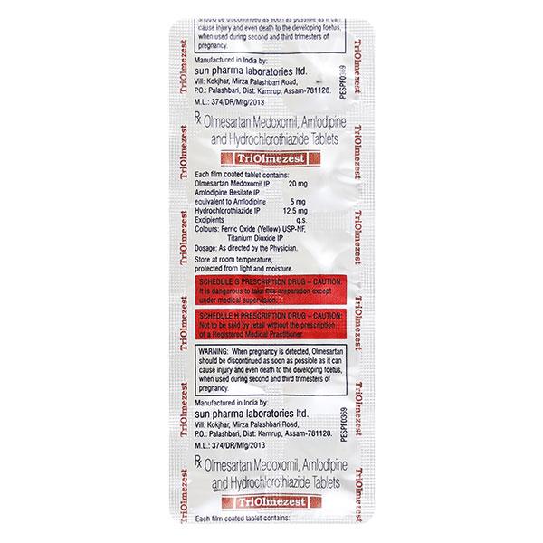 Triolmezest 20mg Tablet 10'S : Price, Uses, Side Effects | Netmeds
