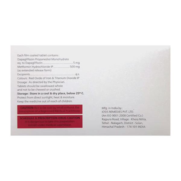 Buy DAPATAG M 5/500 Tablet 10's Online at Upto 25% OFF | Netmeds