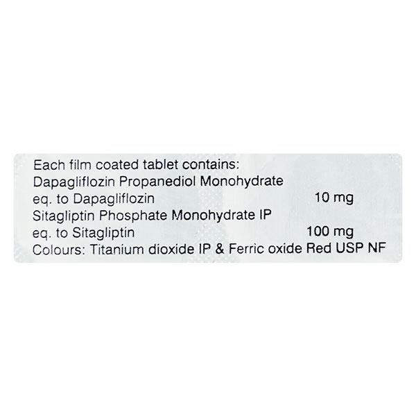 Buy SITAGLYN D 100/10 Tablet 10's Online at Upto 25% OFF | Netmeds