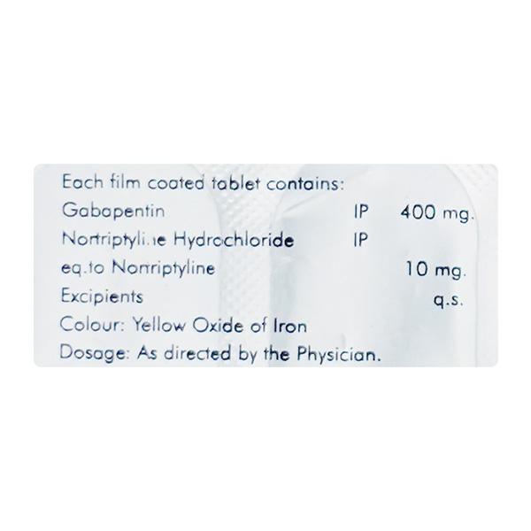 Buy Gabalus NT Tablet 10'S Online at Upto 25% OFF | Netmeds