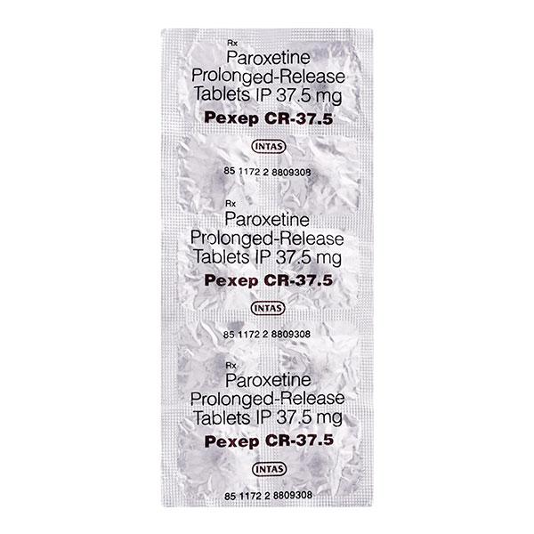 Pexep CR 37.5mg Tablet 10'S : Price, Uses, Side Effects | Netmeds