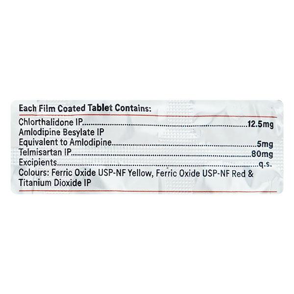 Buy STAMLO TRIO 80/12.5mg Tablet 15's Online at Upto 25% OFF | Netmeds